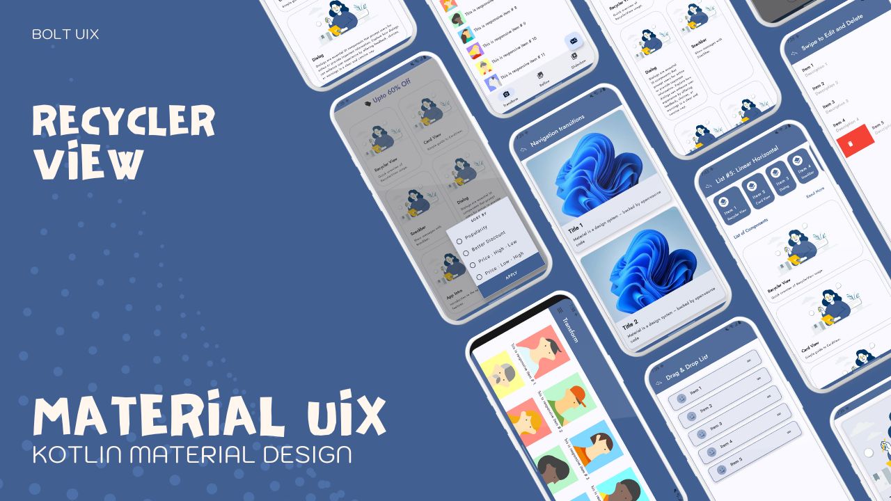 Material UIX - KOTLIN Material Design VER 1.1 by boltuix | CodeCanyon