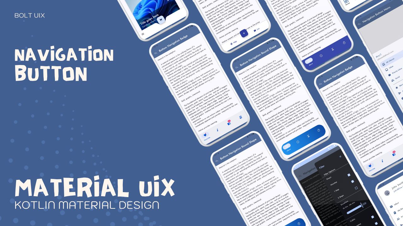 Material UIX - KOTLIN Material Design VER 1.1 by boltuix | CodeCanyon