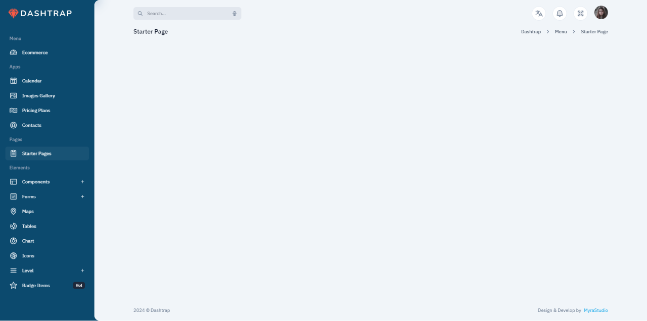 Dashtrap - Tailwind CSS 3 Admin Layout & UI Kit Template by MyraStudio