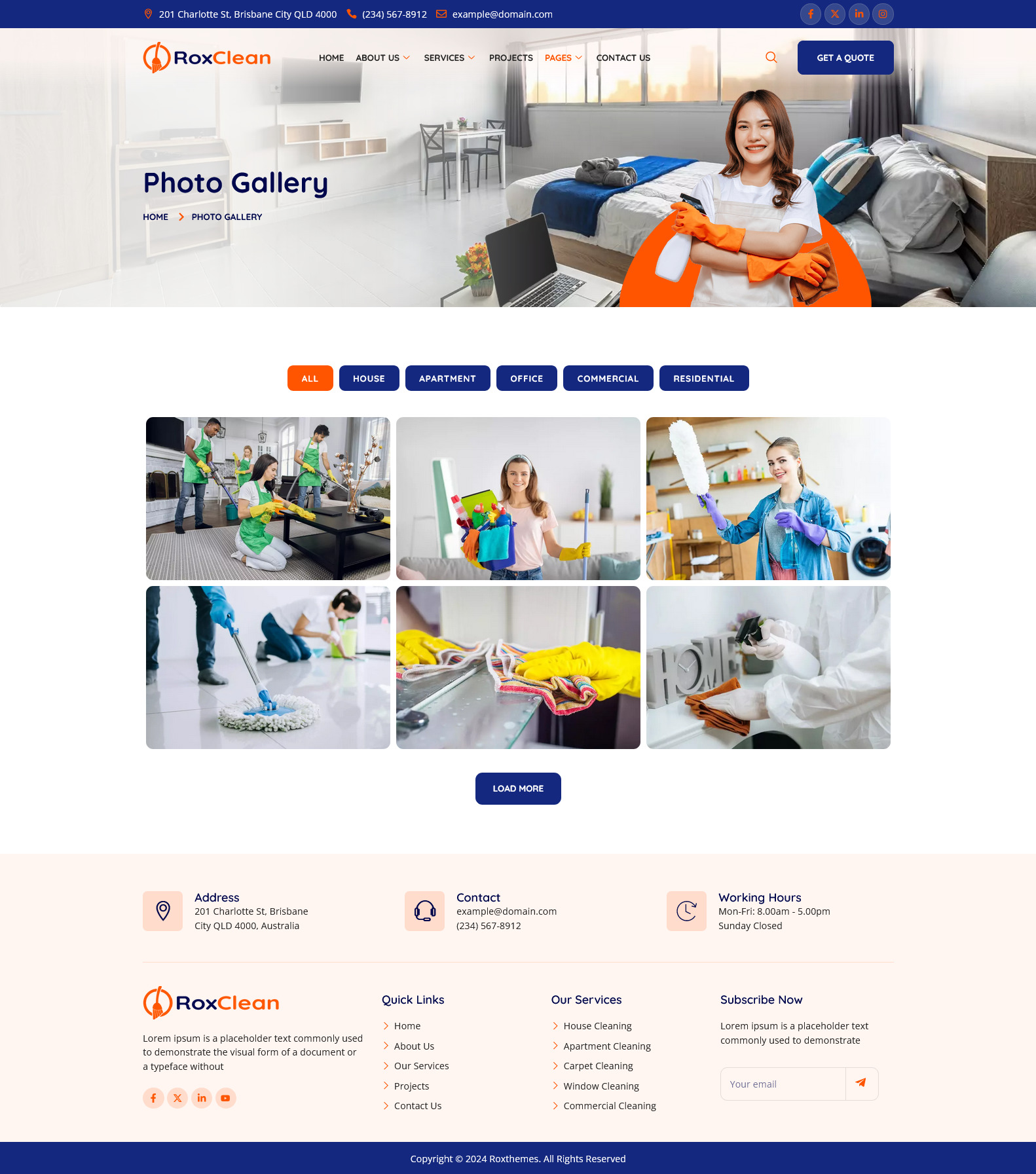 RoxClean - Cleaning Services Elementor Template Kit by Rox_Themes | ThemeForest