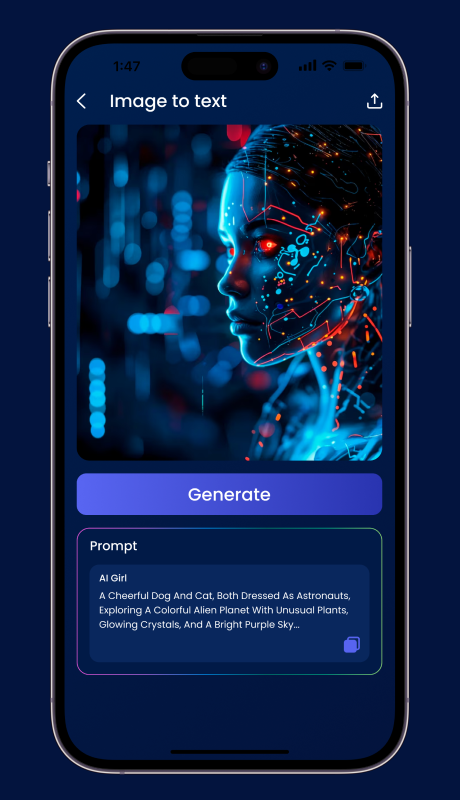 AI Image Generator - Flutter - Android - iOS by Nur-Codes | CodeCanyon
