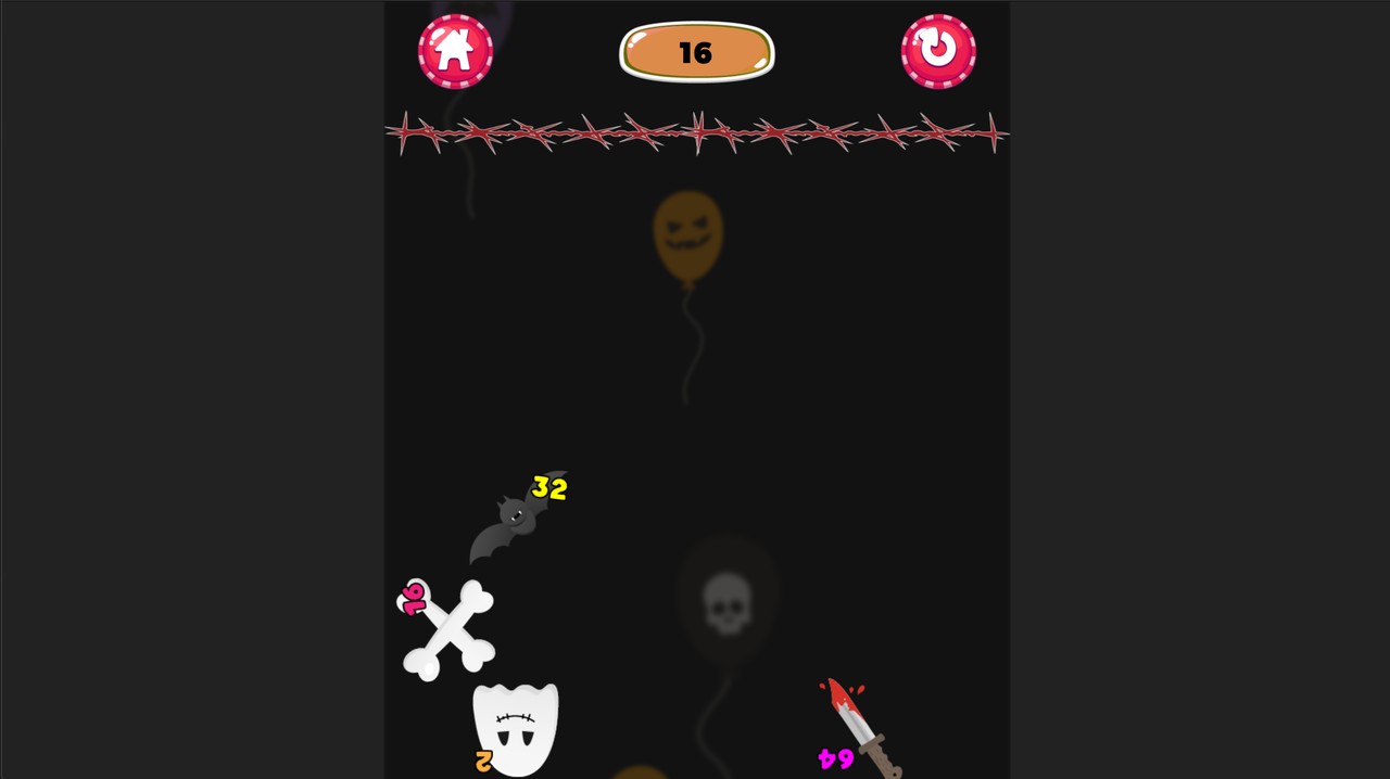 Halloween Physics 2048 - Cross Platform Puzzle Game by raizensoft | CodeCanyon