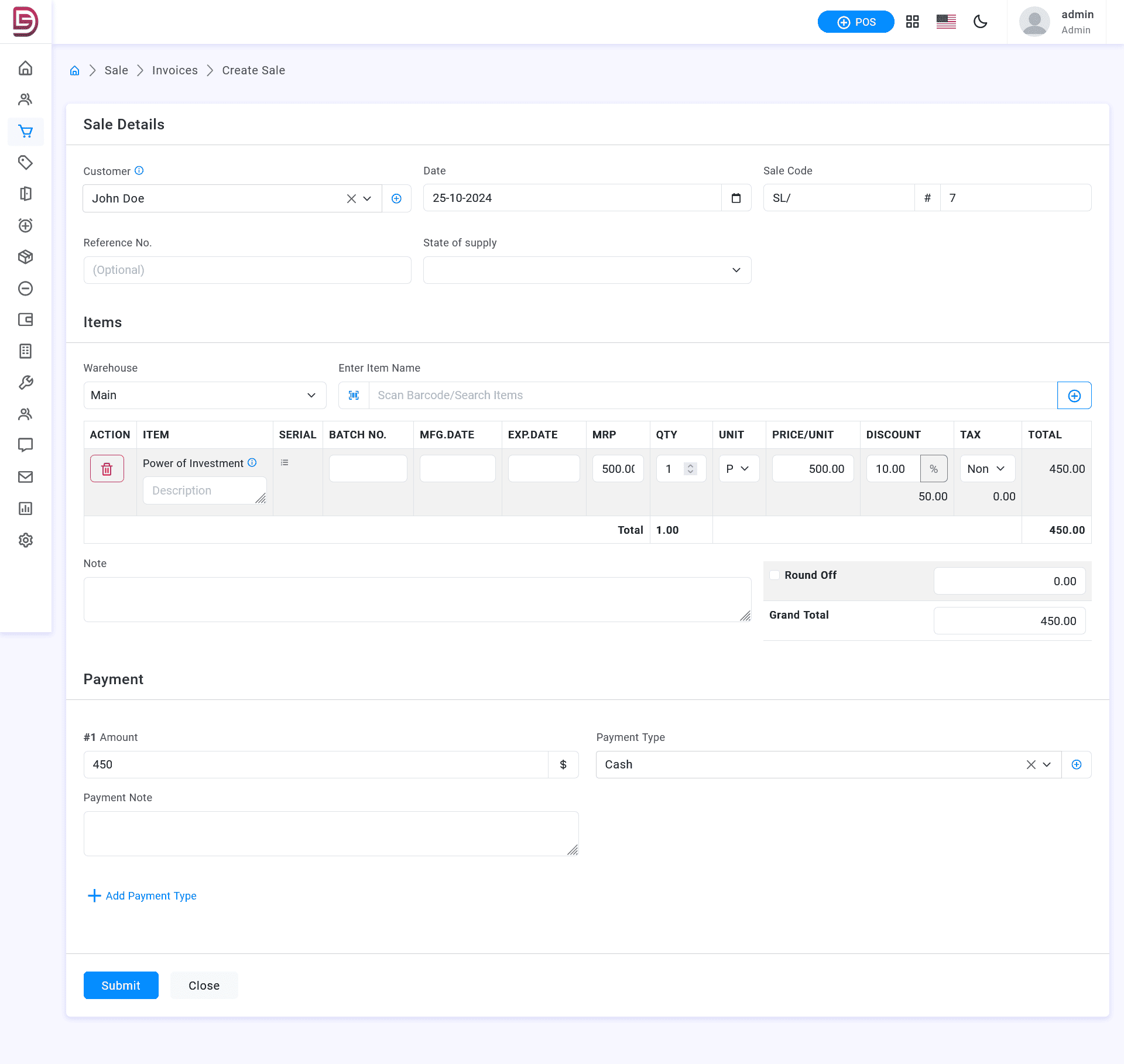 Delta POS- Invoicing, Billing & Inventory Management System with GST ...
