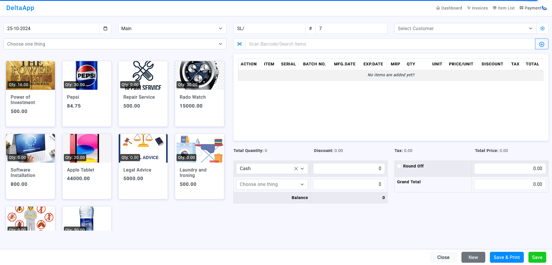 Delta POS- Invoicing, Billing & Inventory Management System with GST ...