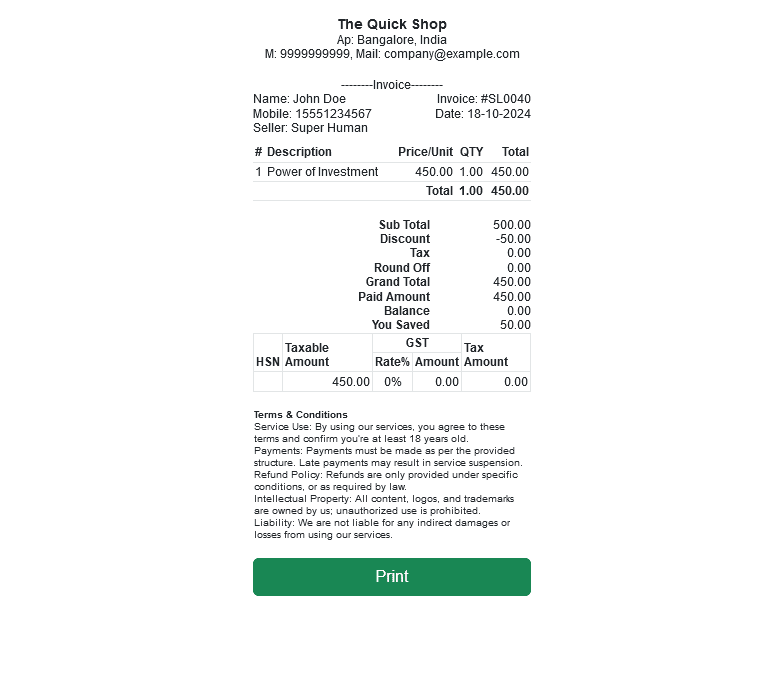 Delta POS- Invoicing, Billing & Inventory Management System with GST ...