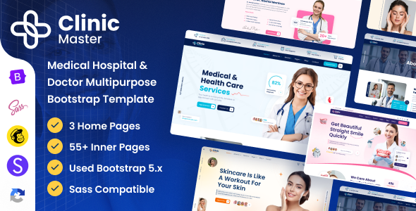ClinicMaster | Medical Hospital & Doctor Multipurpose Bootstrap HTML Template by DexignZone