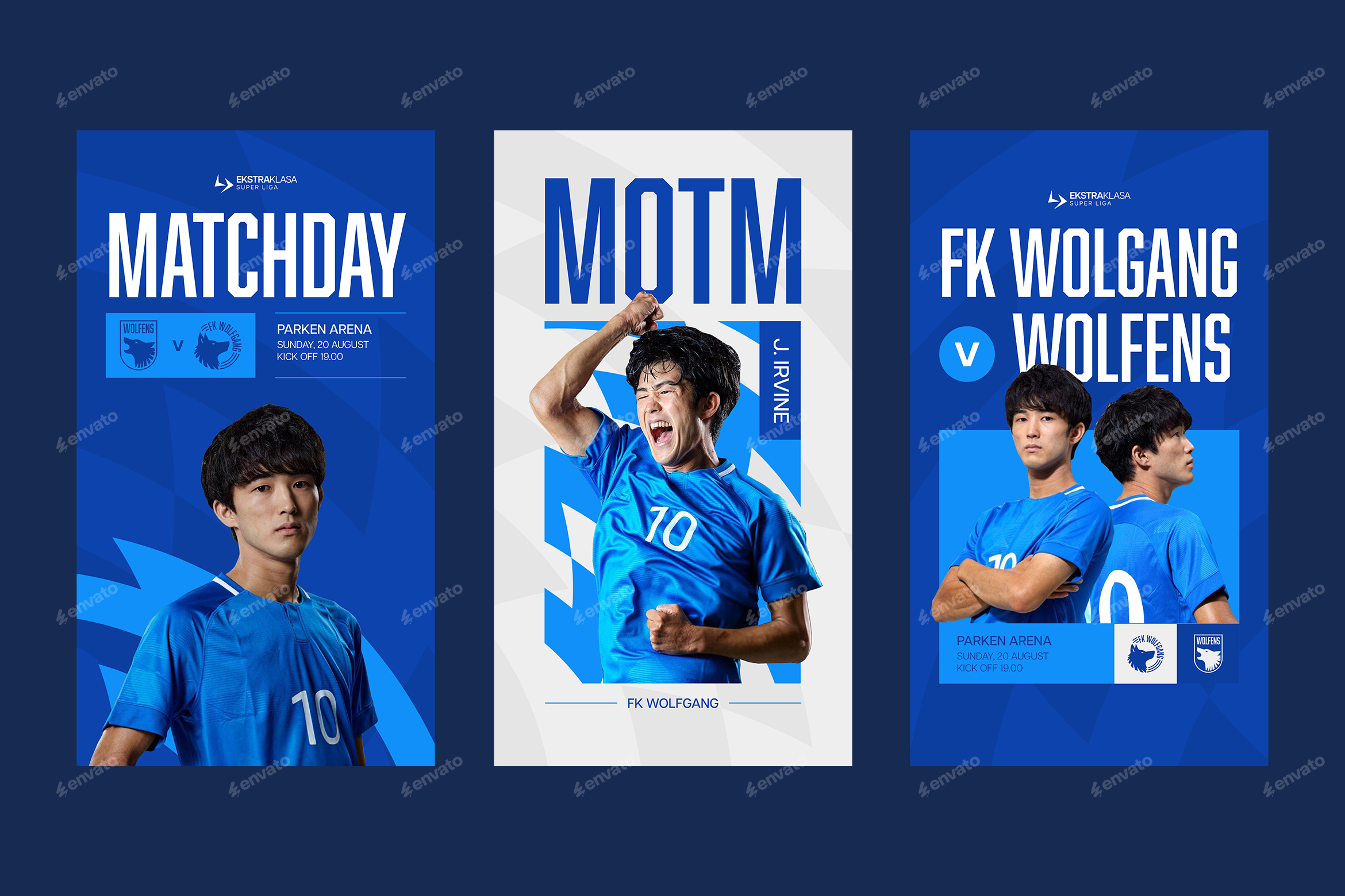 Big Match Day Football Instagram Templates, Web Elements | GraphicRiver