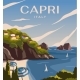 Capri Landscape Italy, Vectors | GraphicRiver