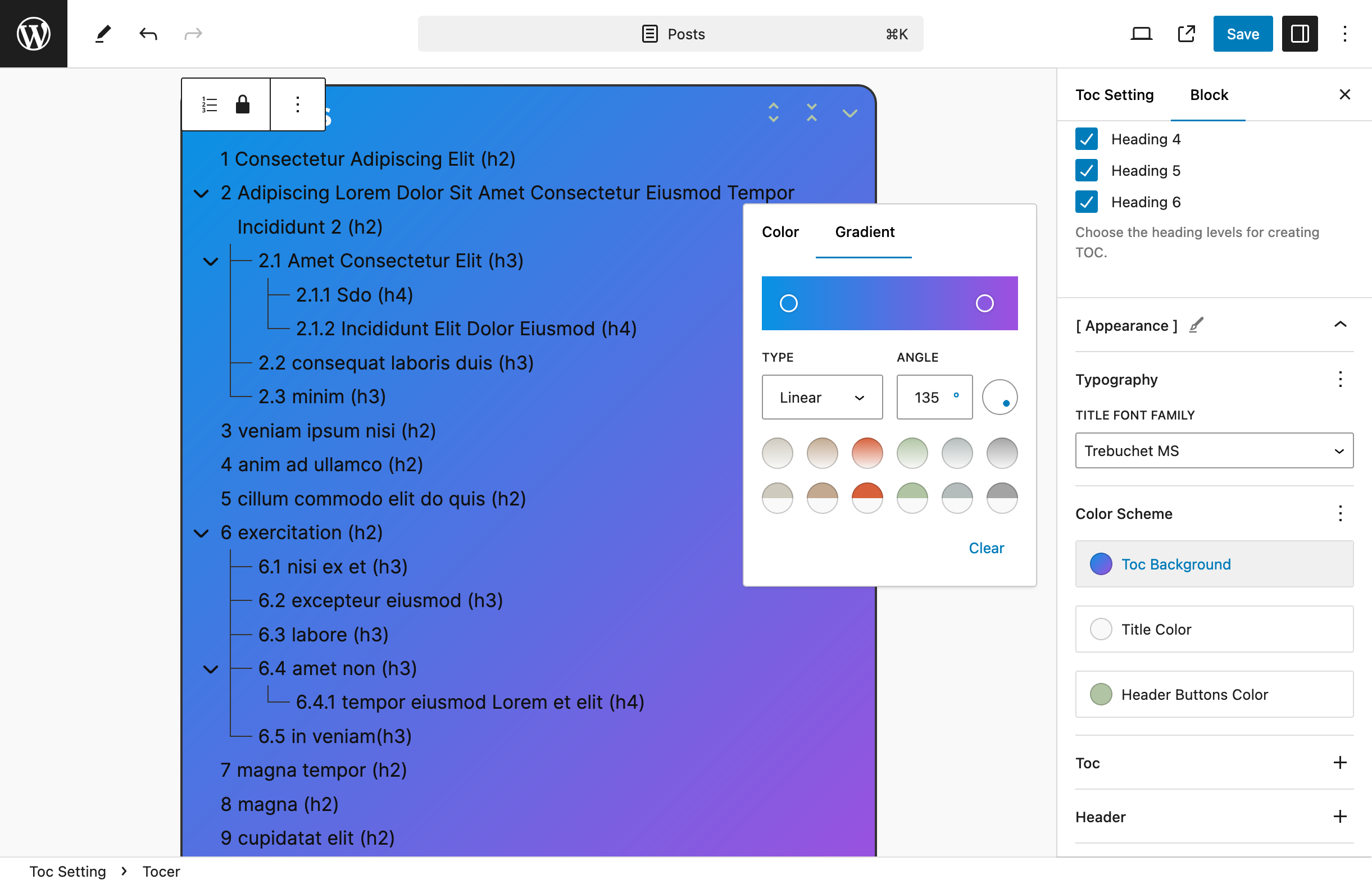 Tocer - table of contents maker WordPress plugin (formerly Fixed Toc ...