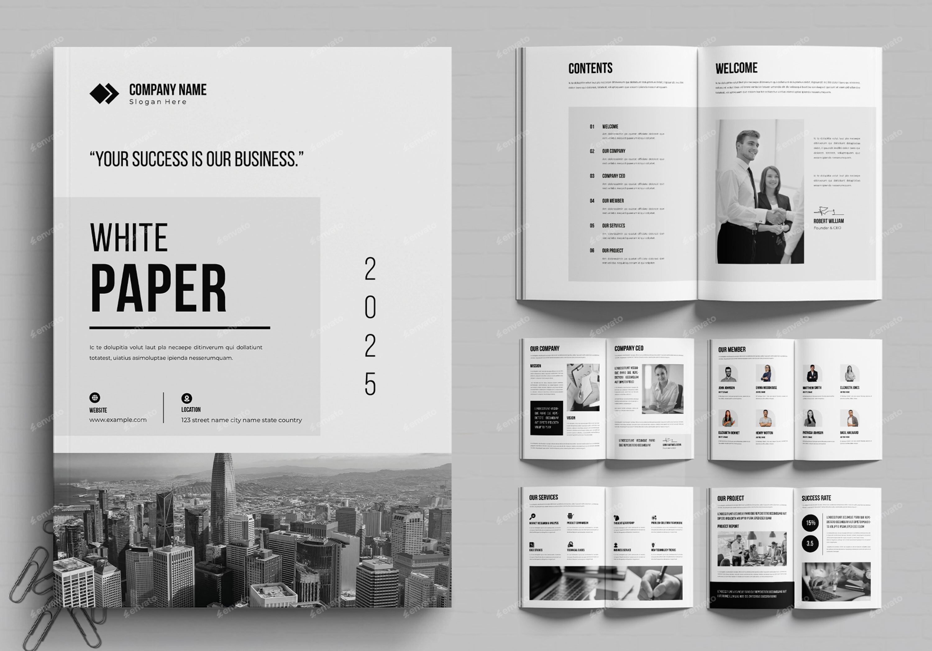 White Paper Design, Print Templates | GraphicRiver