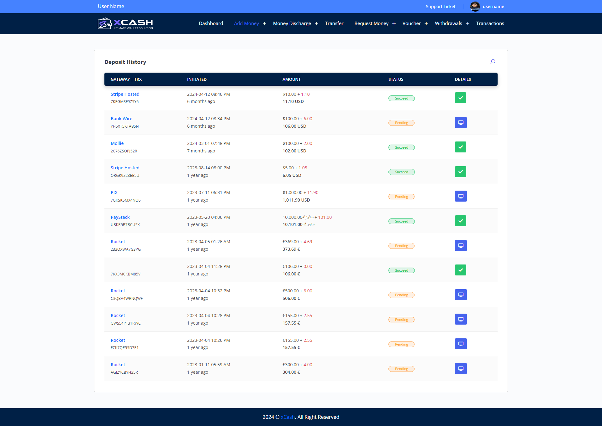 Xcash - Ultimate Wallet Solution by ViserLab | CodeCanyon