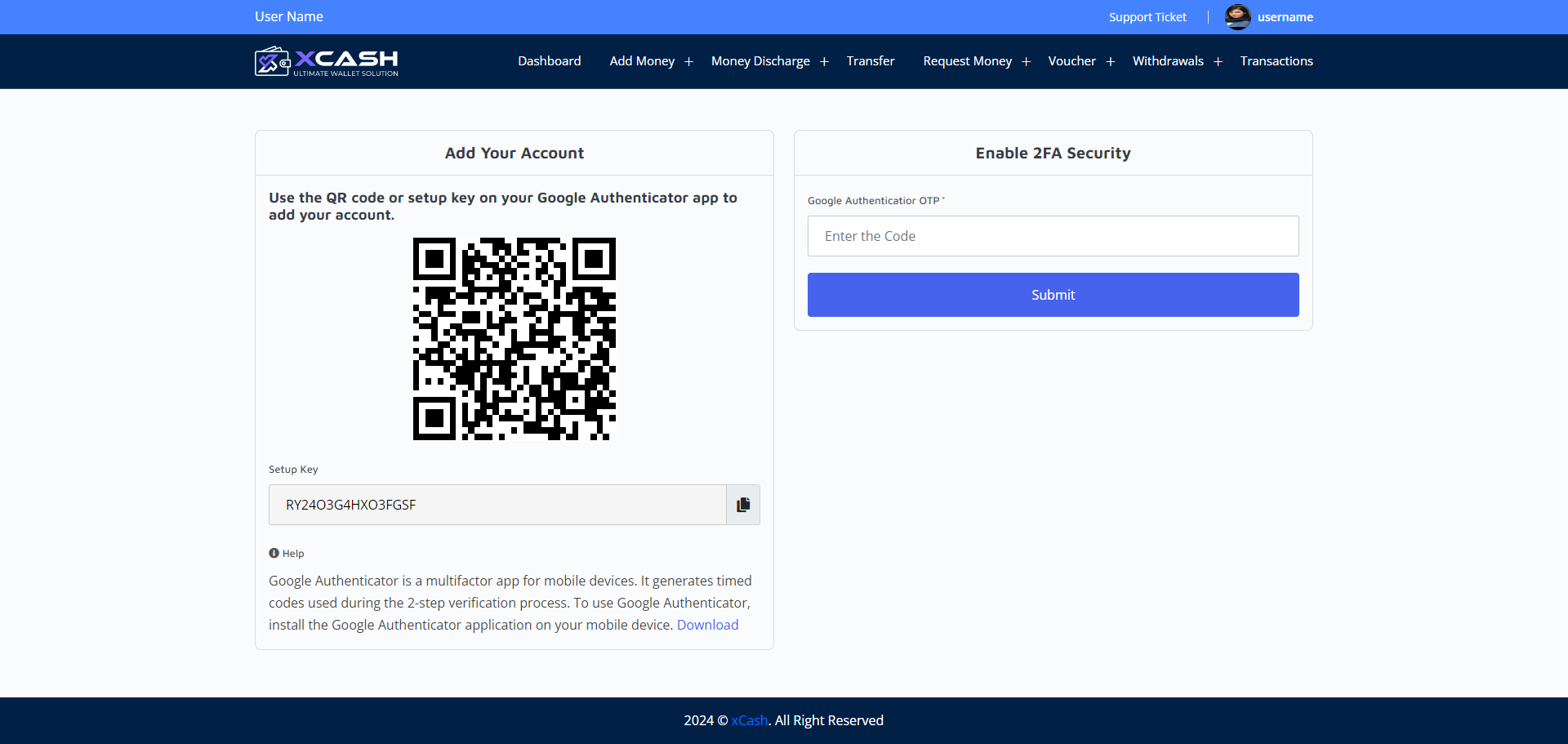 Xcash - Ultimate Wallet Solution by ViserLab | CodeCanyon