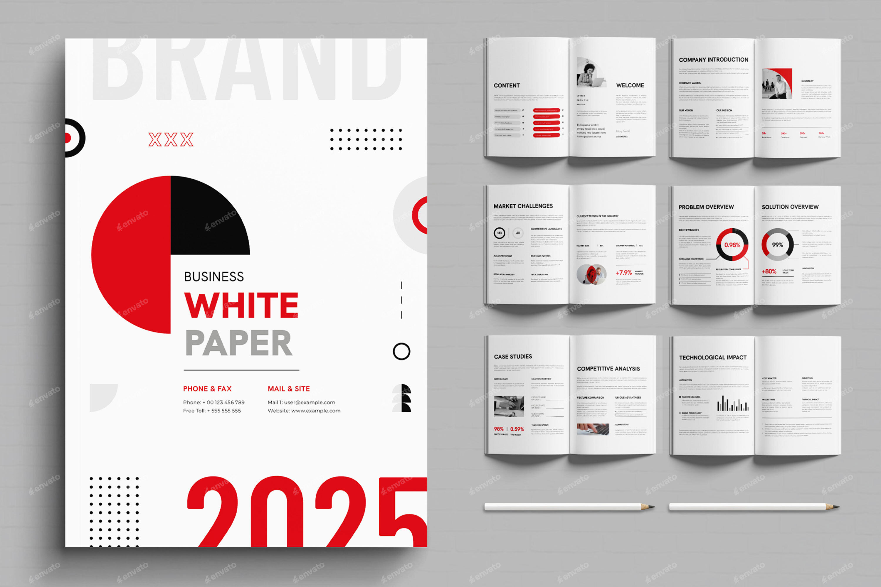 White Paper Template, Print Templates | GraphicRiver