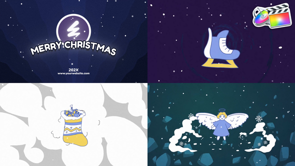 Christmas Morphing Logo | FCPX, Apple Motion Templates | VideoHive