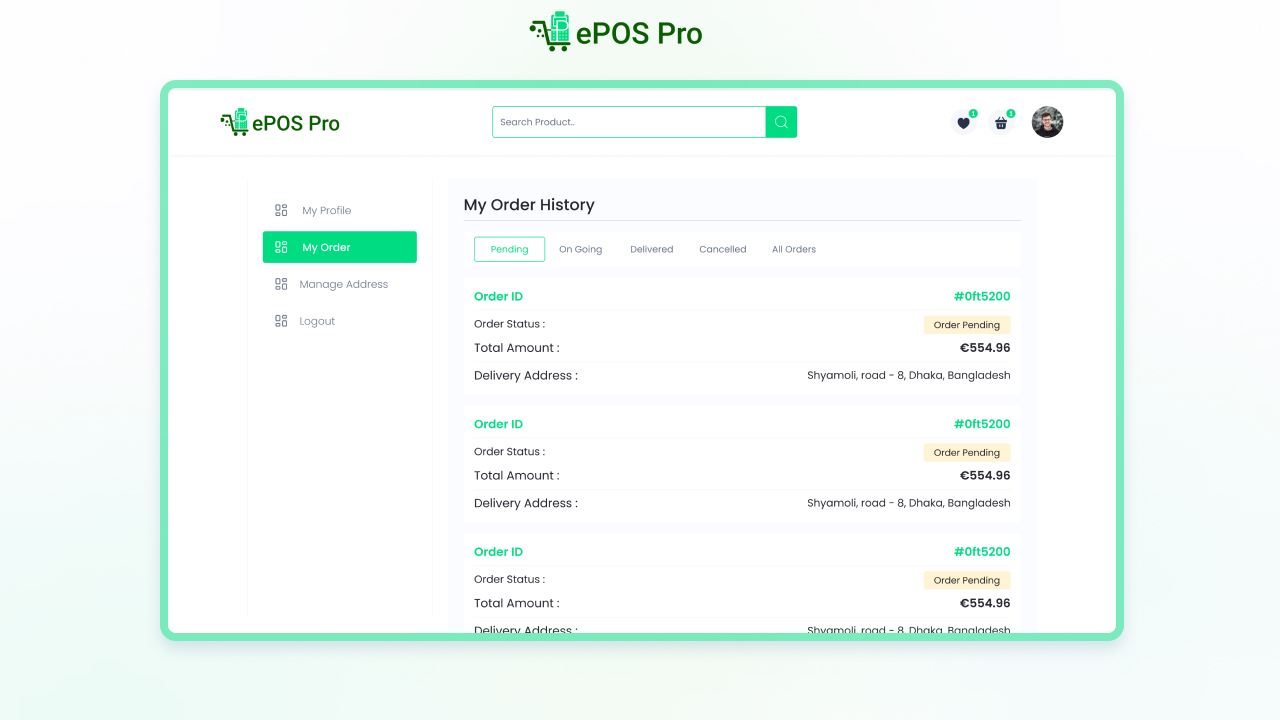 ePOS Pro - POS, HRM & Accounting with eCommerce Solution by razinsoft