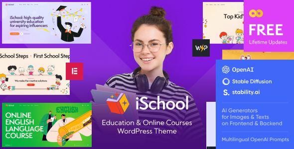 iSchool - Teaching & Online Tutoring School WordPress Theme by ThemeREX