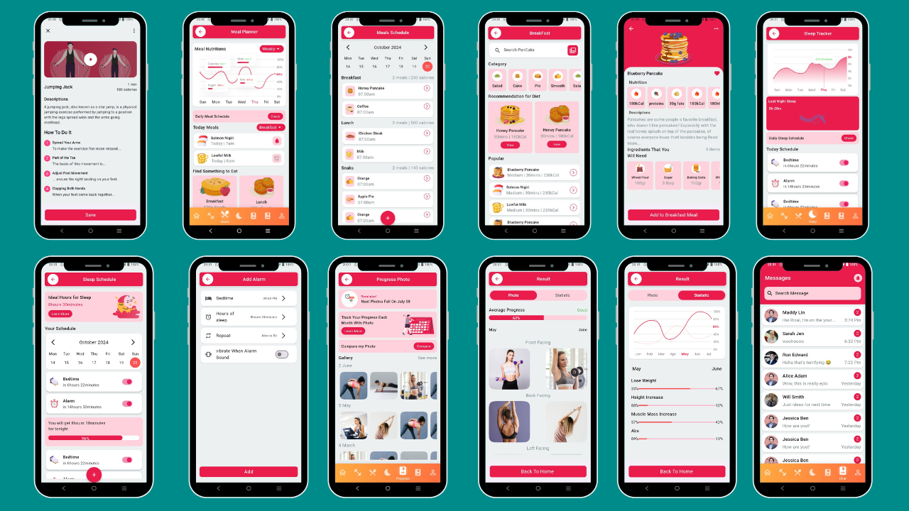 Workout Fitness Flutter App Ui Kit Template By Codentratech Codecanyon