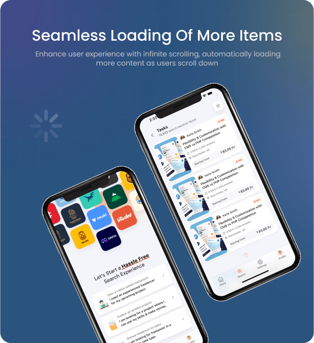 Workfleet - React Native Mobile App for Workreap Theme by AmentoTech