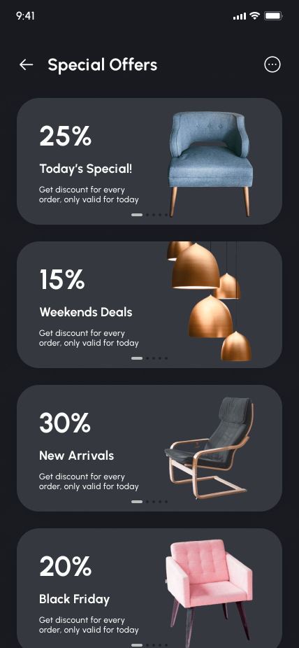 Funico - Furniture Ecommerce React Native Expo App Ui Kit by lalastudio12