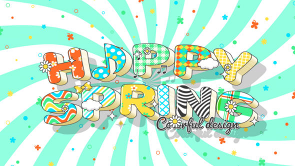 Spring Colorful Titles, After Effects Project Files | VideoHive