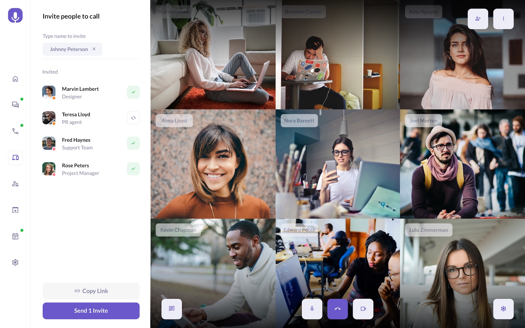 BetaCall - UI Kit for Communication Dashboards and Apps by WhiteUiStore