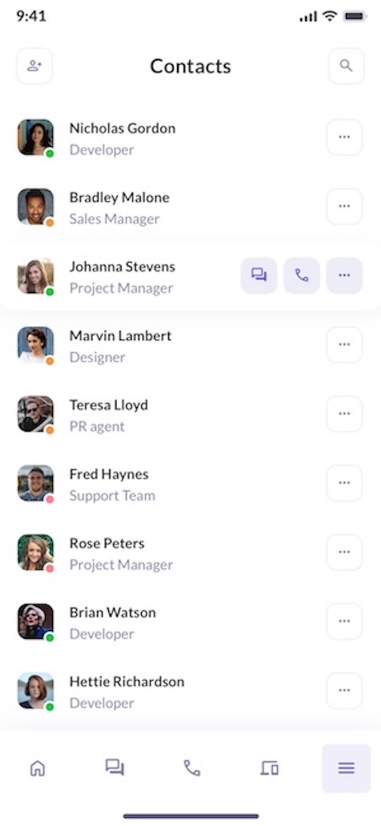 BetaCall - UI Kit for Communication Dashboards and Apps by WhiteUiStore