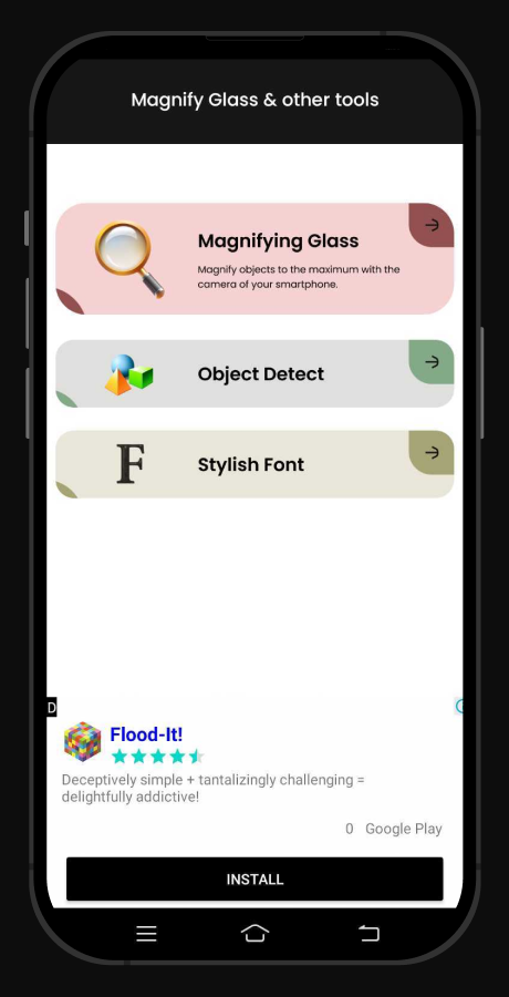 Magnifying Glass Plus 10x Zoom - Object Detector - Magnifier Camera ...