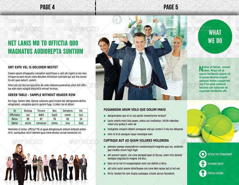 Asymmetric Brochure - II, Print Templates | GraphicRiver