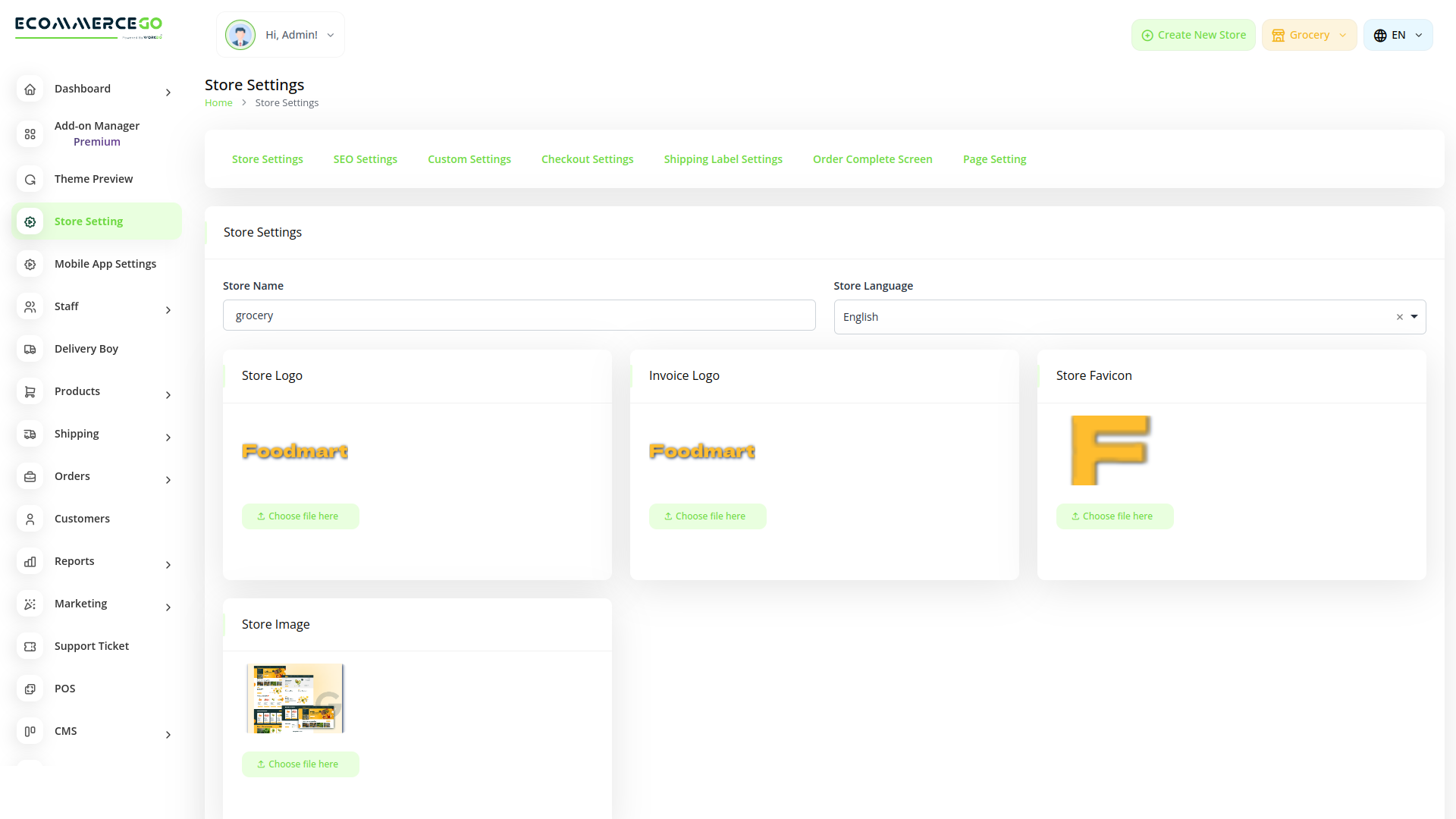 eCommerceGo SaaS - eCommerce Store with Multi theme and Multi Store by WorkDo