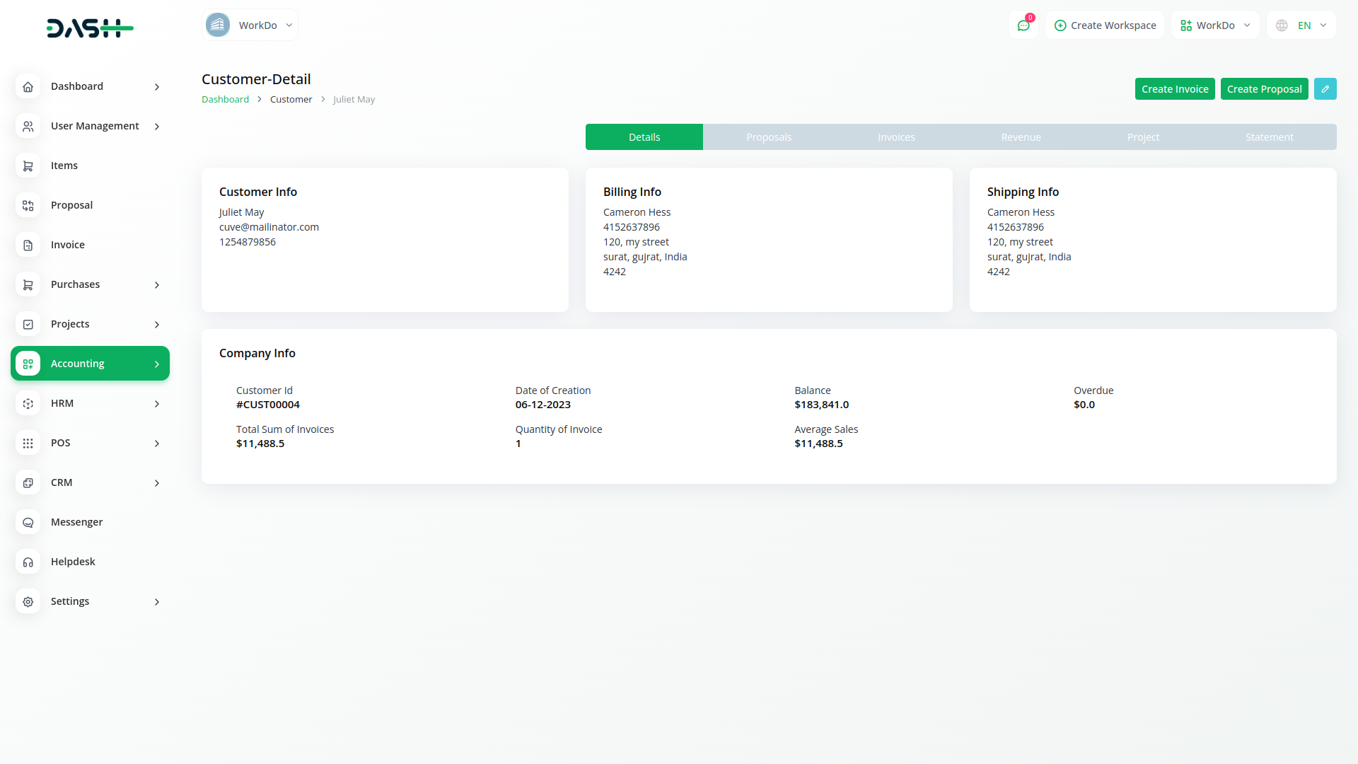 WorkDo Dash SaaS - Open Source ERP with Multi-Workspace by WorkDo | CodeCanyon