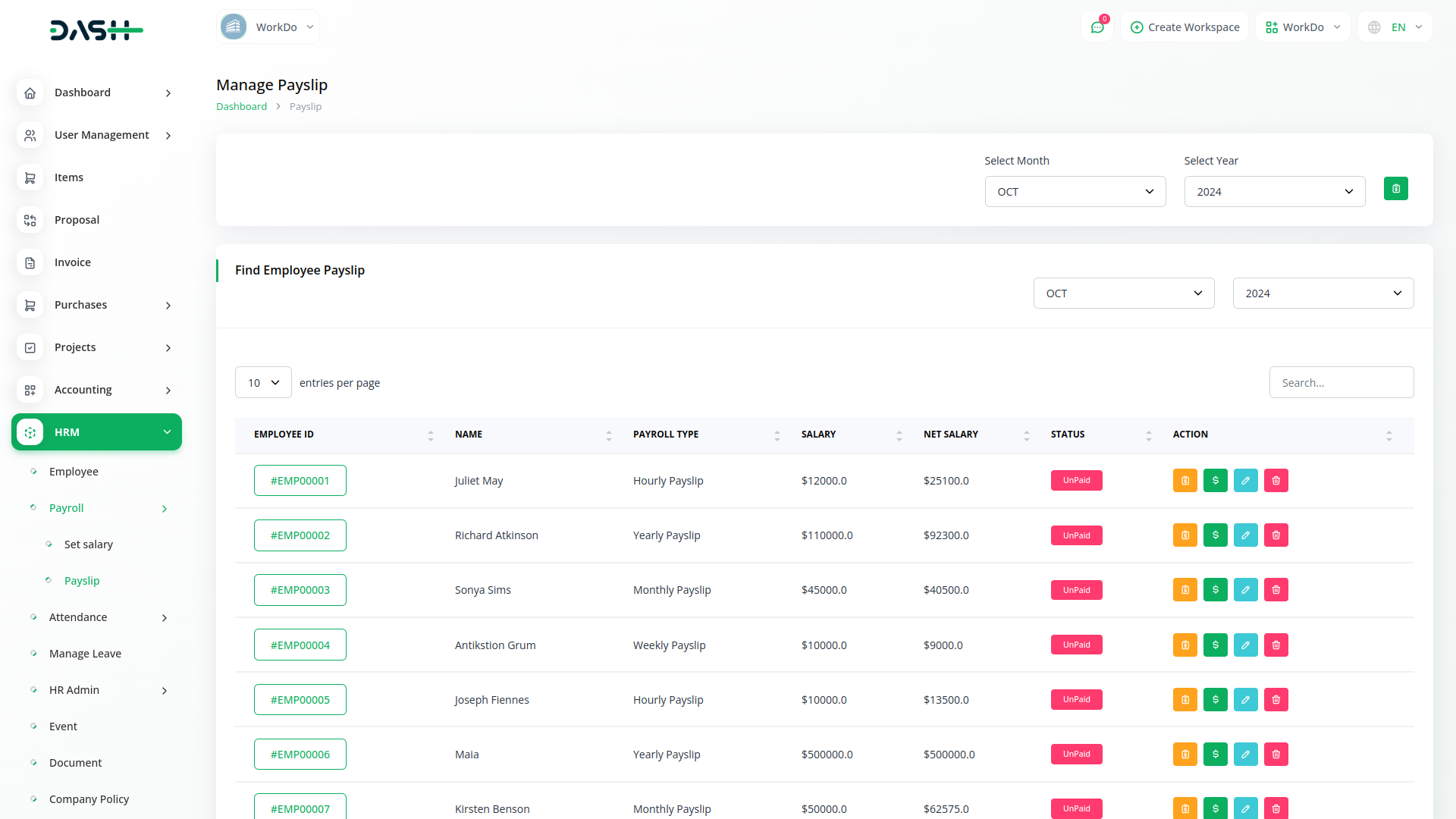 WorkDo Dash SaaS - Open Source ERP with Multi-Workspace by WorkDo ...