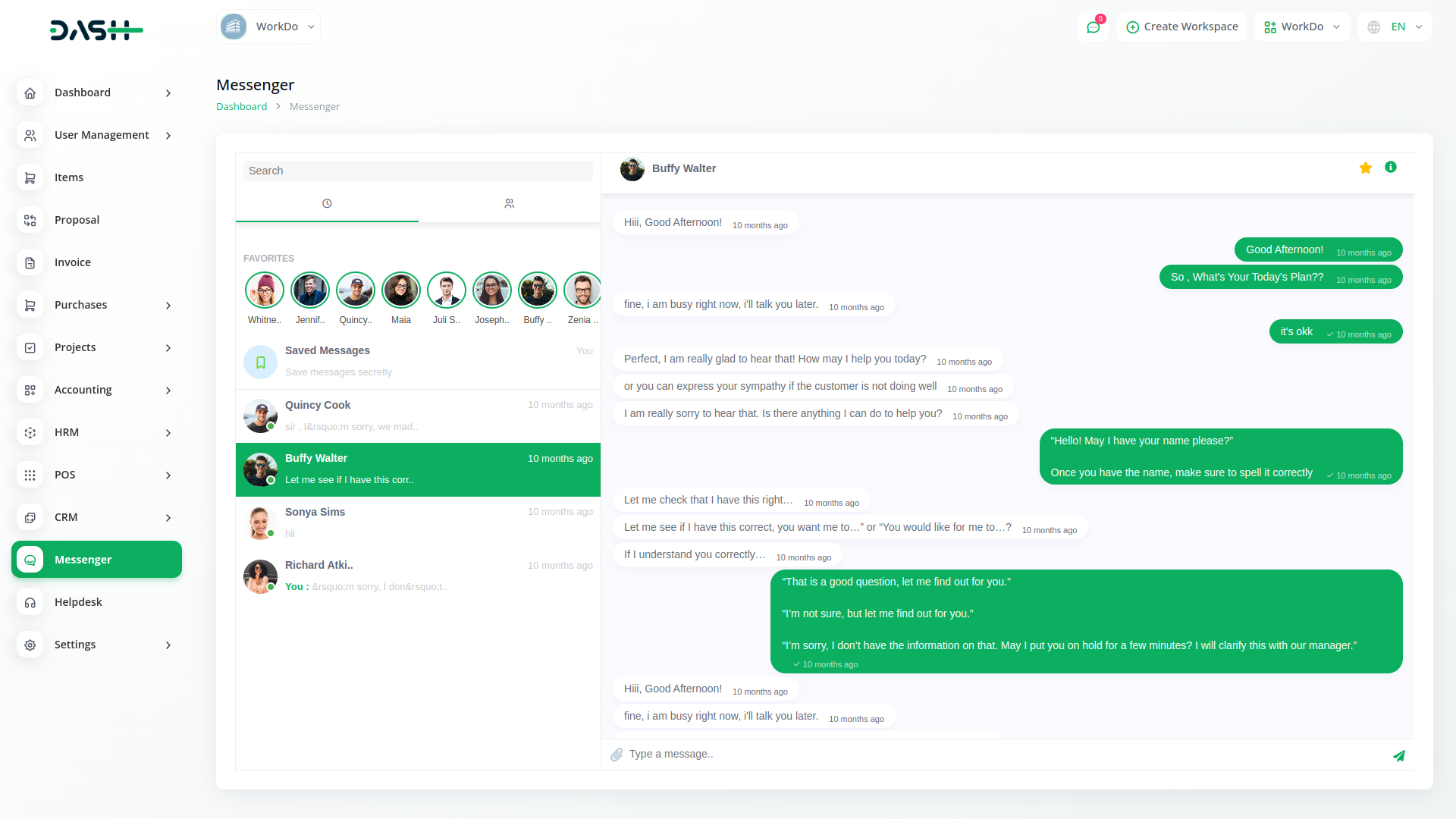 WorkDo Dash SaaS - Open Source ERP with Multi-Workspace by WorkDo | CodeCanyon