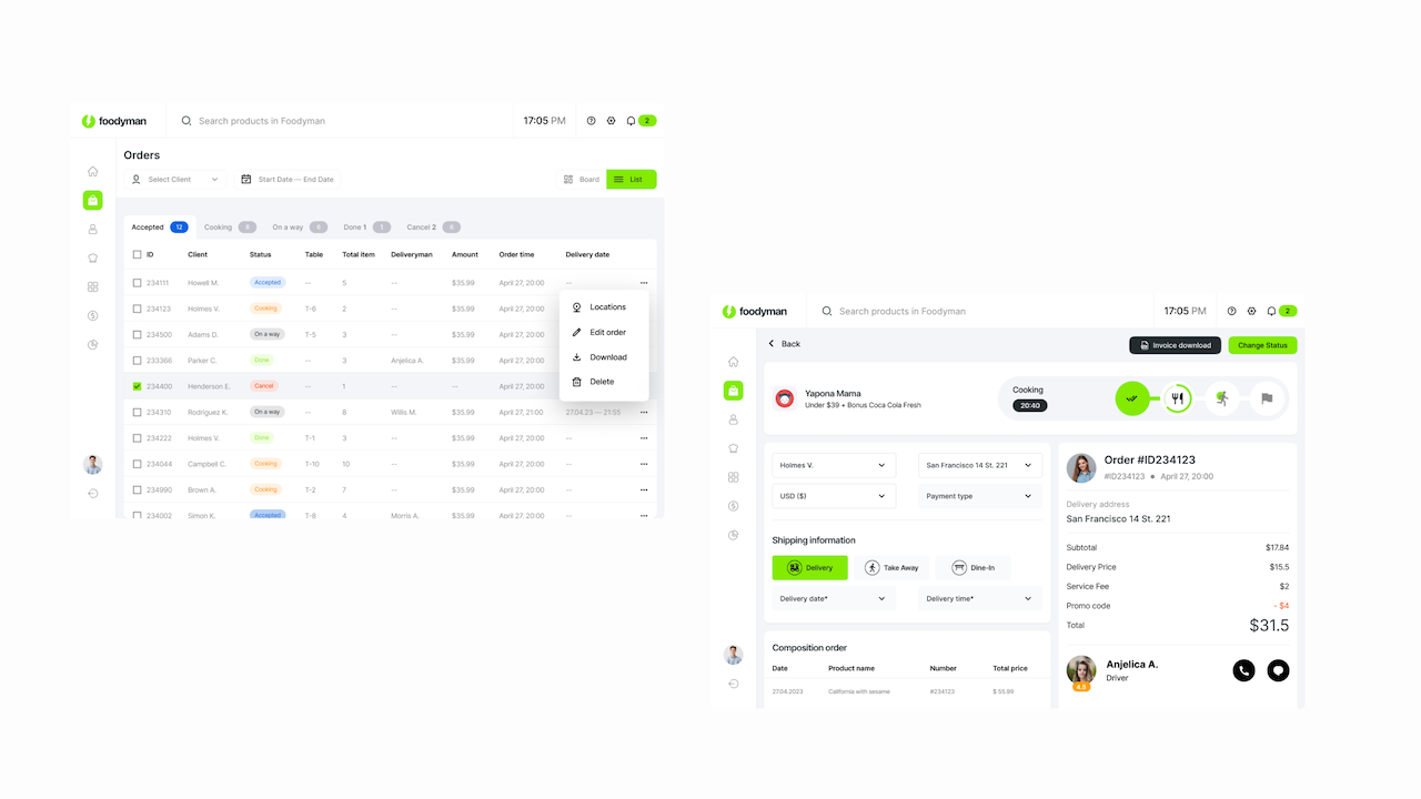 Foodyman Multi-Restaurant POS + Kitchen + Table Reserv + Order Mgmt ...