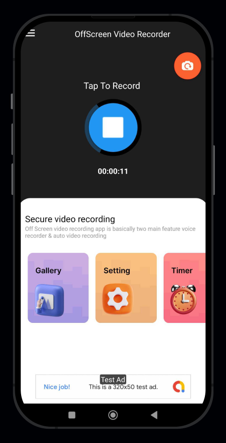 OffScreen Video Recorder - Spy Camera - Record Video in Background by VocsyInfotech