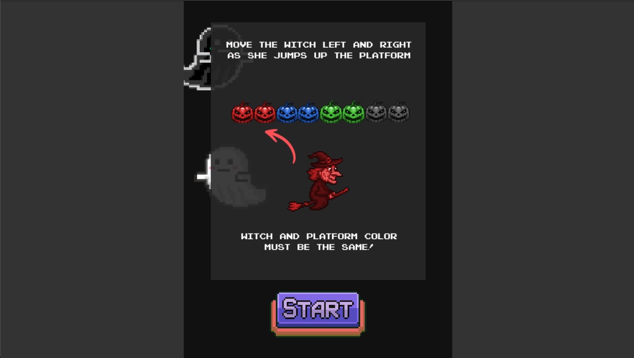 Jumpy Witch - Cross Platform Hyper Casual Game by raizensoft | CodeCanyon