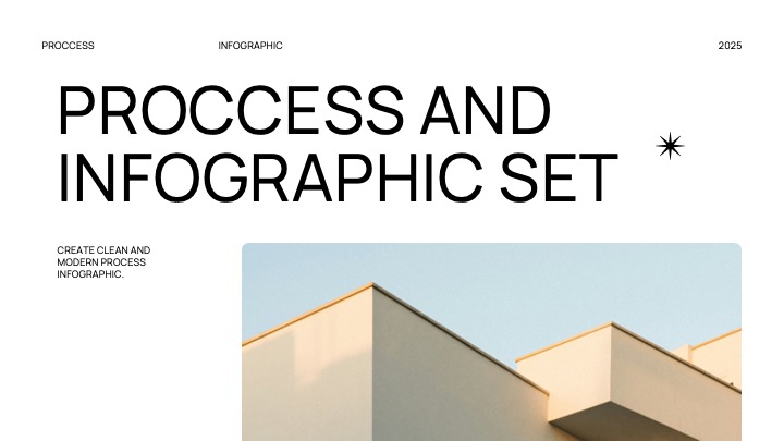 Process Flowchart Infographic Google Slide, Presentation Templates