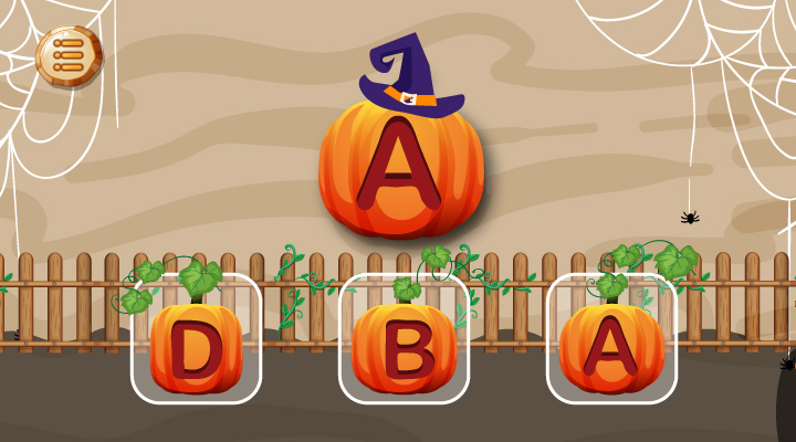 ABC Halloween Game- Educational Game - HTML5, Construct 3 by haveasoft