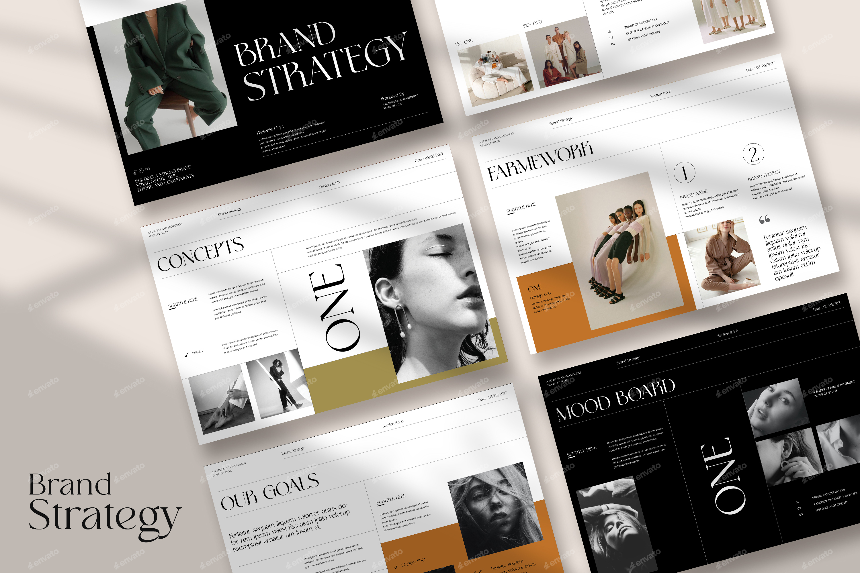 Brand Strategy Template, Print Templates | GraphicRiver