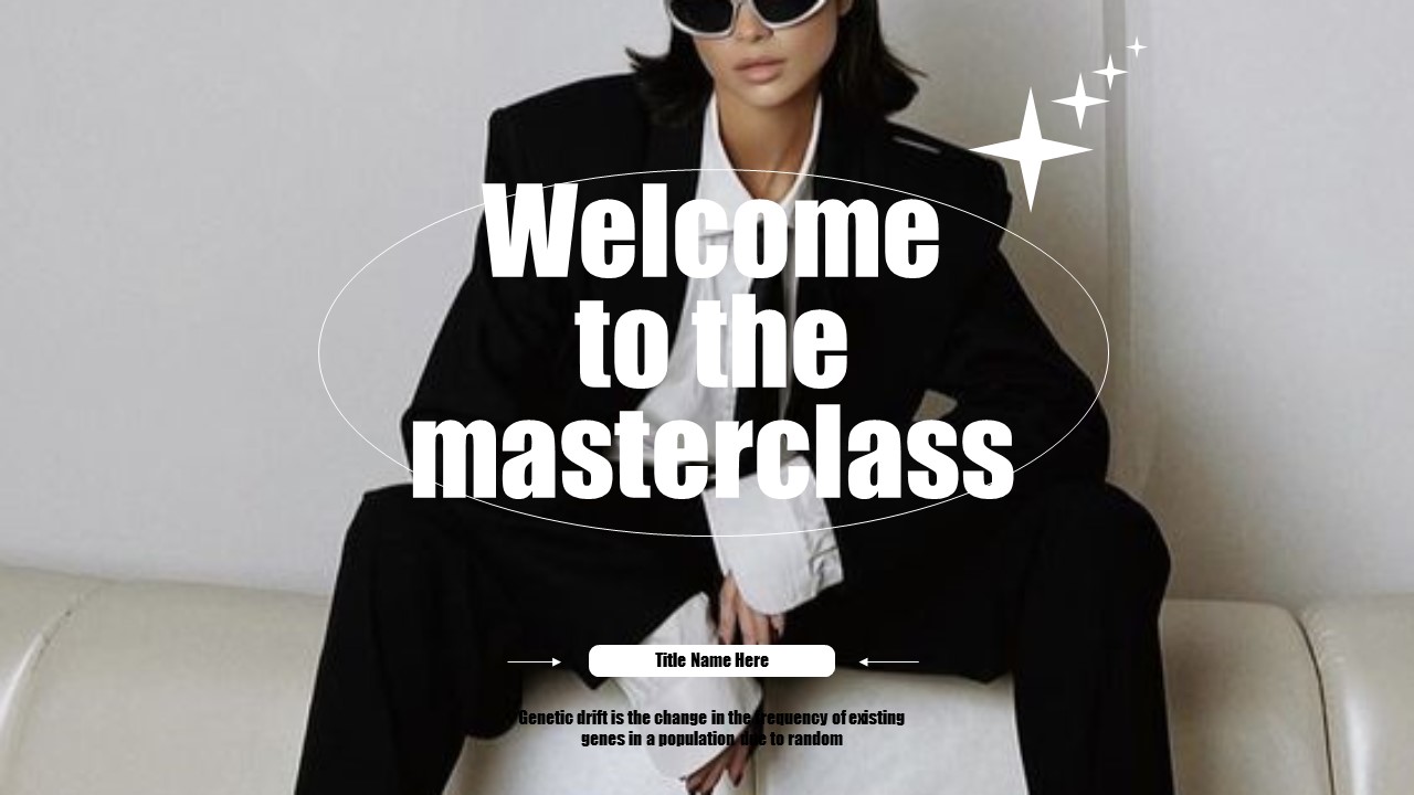 Slide Deck Masterclass Webinar PowerPoint Templates, Presentation Templates