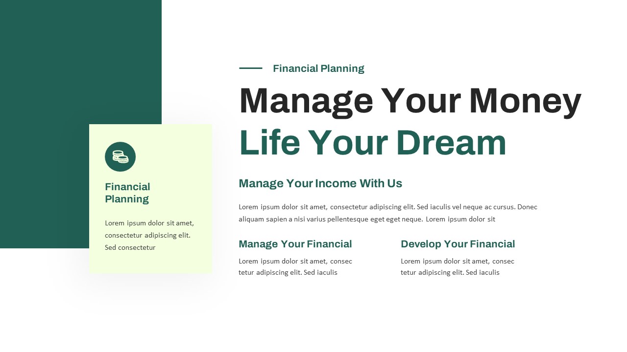 Financial Planning Google Slides Presentation, Presentation Templates