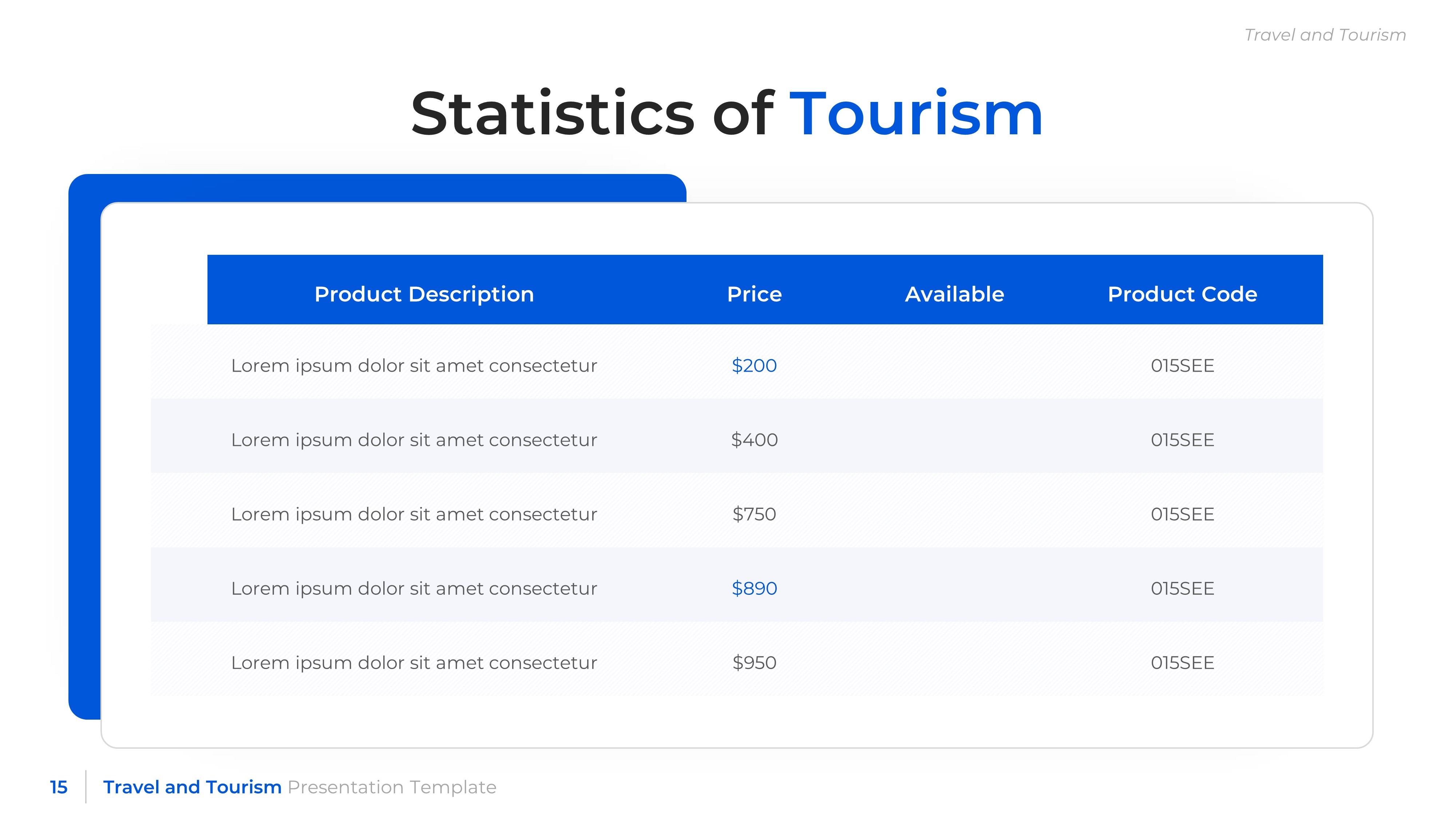 Travel & Tourism PowerPoint Template, Presentation Templates | GraphicRiver