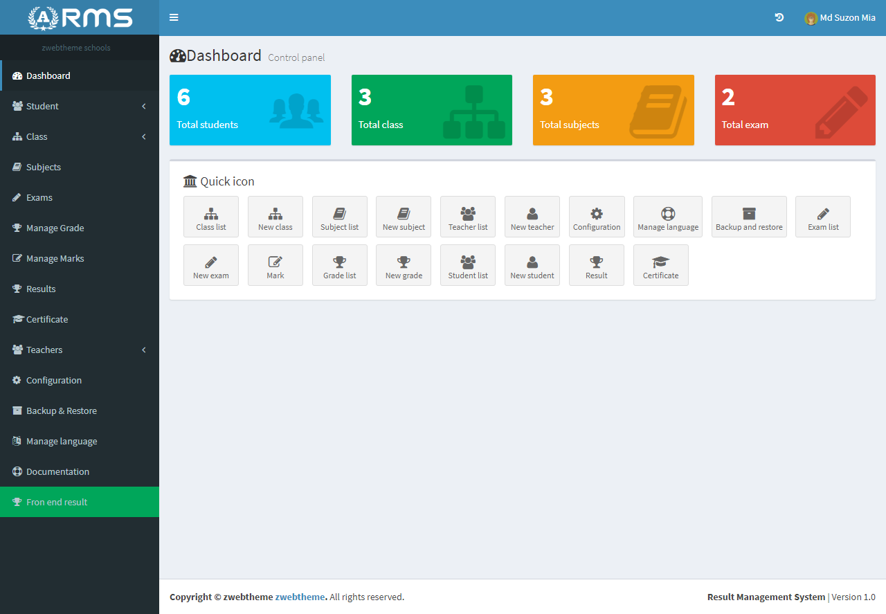 Result Management System by codervex | CodeCanyon