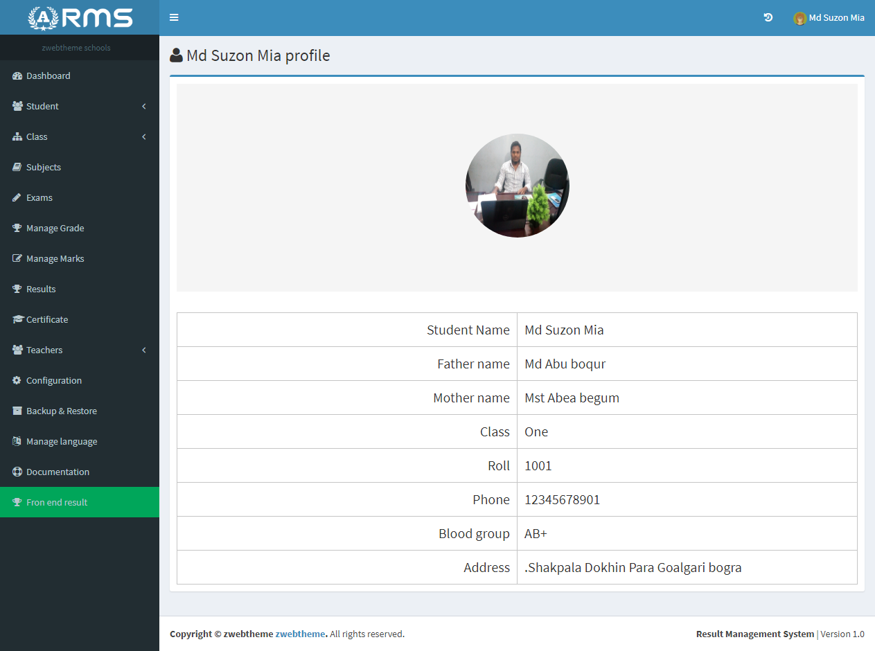 Result Management System by codervex | CodeCanyon