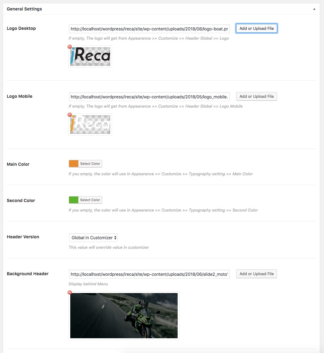 Ireca - Car Rental Boat, Bike, Vehicle, Calendar WordPress Theme by ...