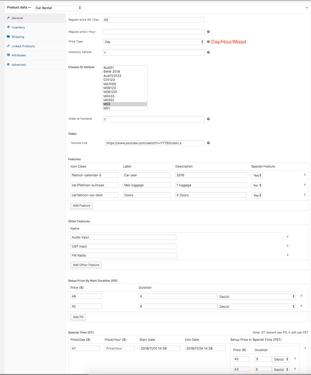 Ireca - Car Rental Boat, Bike, Vehicle, Calendar WordPress Theme by ovatheme