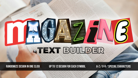 Magazine Text Builder, DaVinci Resolve Templates | VideoHive