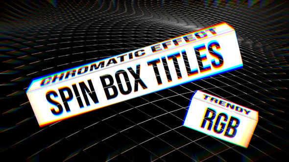 Spin Box Titles, After Effects Project Files | VideoHive