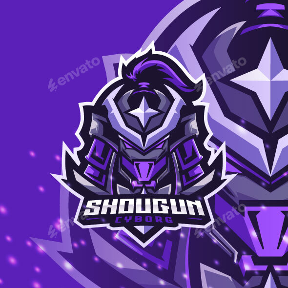 Shogun Cyborg Esport Logo, Logo Templates | GraphicRiver