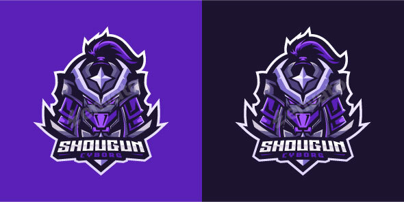 Shogun Cyborg Esport Logo, Logo Templates | GraphicRiver
