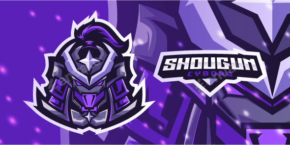 Shogun Cyborg Esport Logo, Logo Templates | GraphicRiver